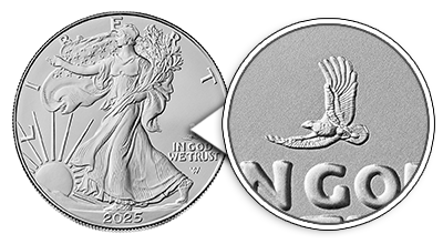 2025 Silver Eagle - First Eagle Privy Coins - Bullion Shark